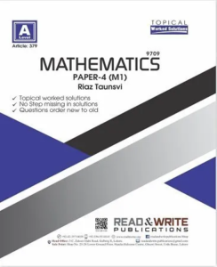 Mathematics A Level Paper 4 (M1) Topical Worked Solutions Art #379 ...